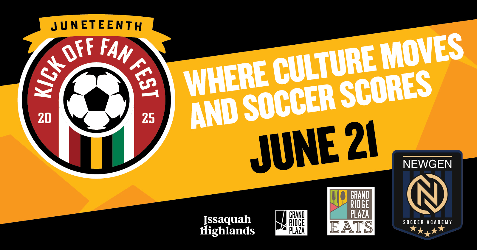 Juneteenth Kick-Off Fan Fest 2025 | Grand Ridge Plaza